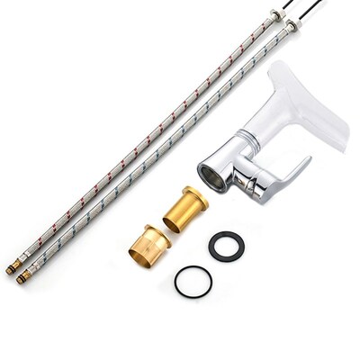 Bathroom Hot and Cold Water Basin Faucet, Washbasin Wine Gla