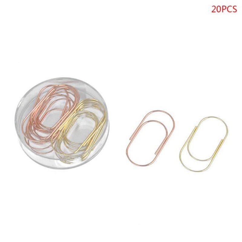 20pcs 50mm Metal Paper Clips Wide Photo Letter Binder Clip B_虎窝淘