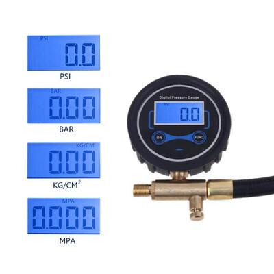 Digital Car Tire Pressure Gauge Air Compressor Inflating Tub