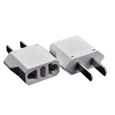 2pcs American US China Plug Adapter European EU To US Japan
