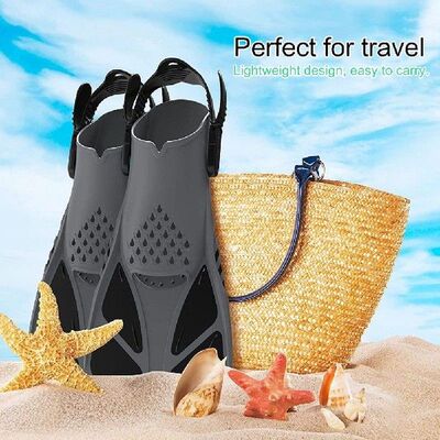 Adjustable Swimming Fins Adult Kids Snorkeling Foot