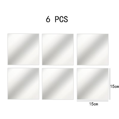 Bathroom Mirror Wall ers Decal 3D Self-adhesive Film Plastic