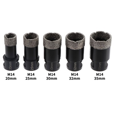 1pc Vacuum Brazed Diamond Dry Drilling Drill Bits M14 Thread