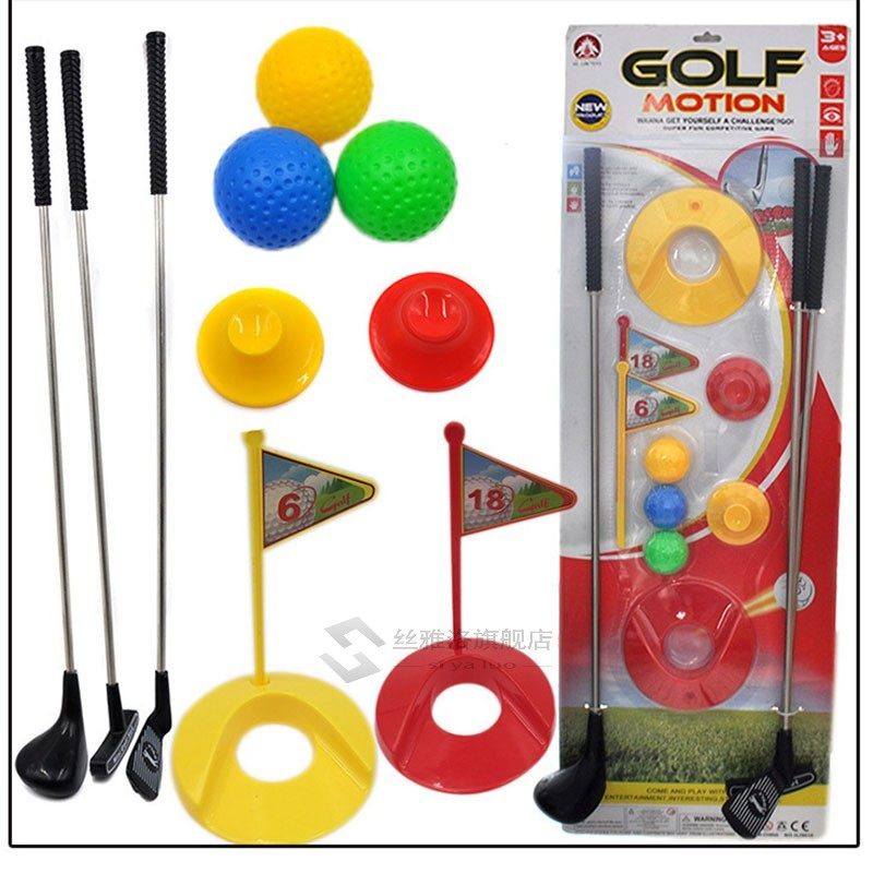 Outdoor Mini Funny Golf Toy Set Kids Learning Active Early E_虎窝淘