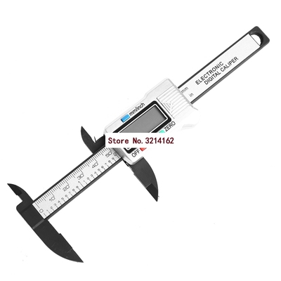 100mm 4inch Electronic LCD Gauge Carbon Fiber Vernier Calipe