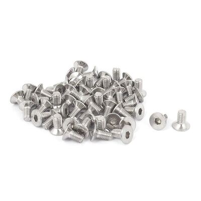 M3 x 6mm Hex Socket Countersunk Flat Head Screw Bolts 50pcs
