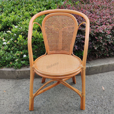 Chinese Dining Chairs Kitchen Natural Rattan Chair Office