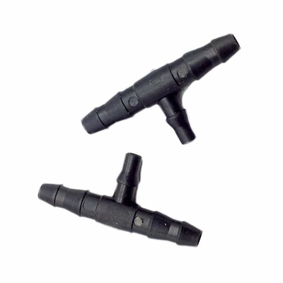 2000 pcs 3/5 mm to 4/7 mm Barbed hose Tee connectors