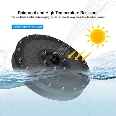 Hot Solar Fountain Pump 3.5W Powered Circle Garden Floating
