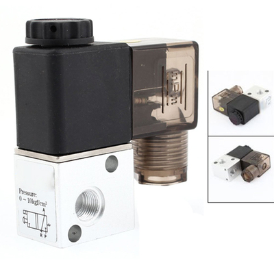 3V1-06 DC 12V 2 Position 3 Way Pneumatic Solenoid Valve