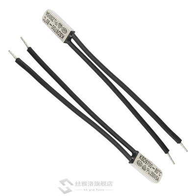 10 Pcs Bimetal Temperature Control Switch Thermostat 80C N.C