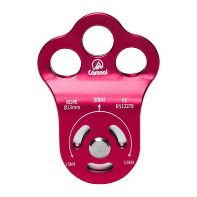 Rescue Pulley 30 N 3-Hole Climbing Sheave Portable Heavy