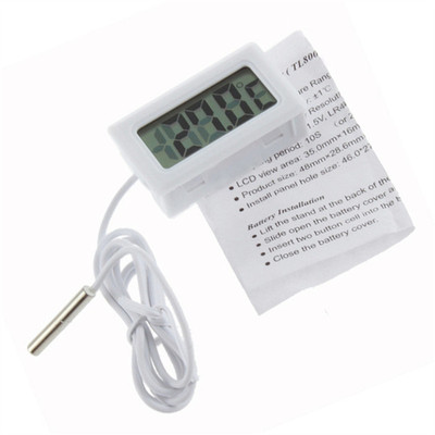 Mini LCD Temperature Thermometer With Probe Celsius jul04