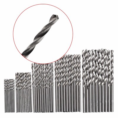 50 Pcs HSS 4241 Aco de Alta Velocidade Broca Tool Set 1/1. 5