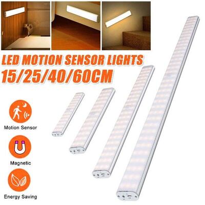 Smart Light Motion Sensor LED Night Light Bedside Lamp