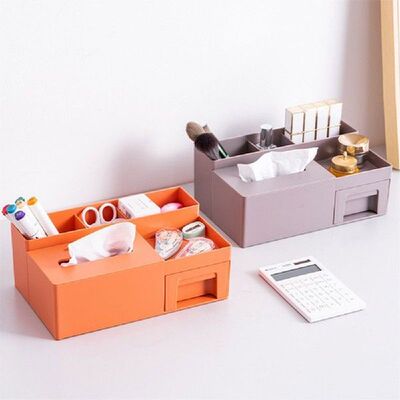 Multifunctional Tissue Boxes Simple Desktop Sundries