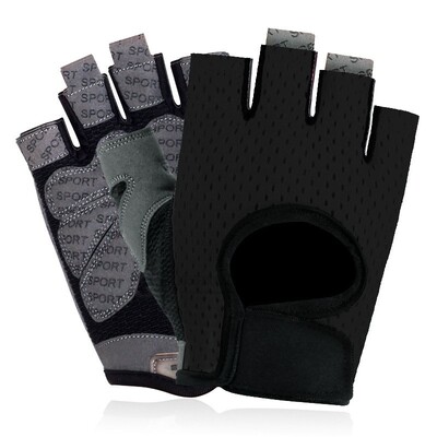 Wo's Bodybuilding Glove Hollow Fitness Gloves Man Weight