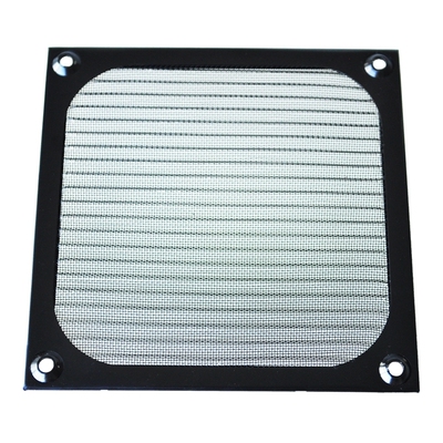 12cm x 12cm PC Cooler Fan Aluminum Dustproof Meshy Filter Bl