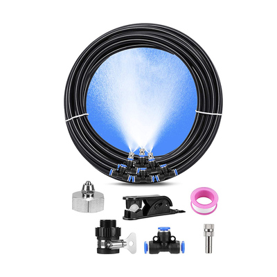 Water Spray Kit 6-18M Wet Fog Garden Nebulizer Outdoor