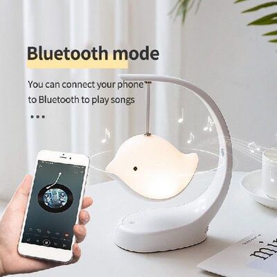 Bird Night Light Adjustable Brightness Color USB Rechargeabl