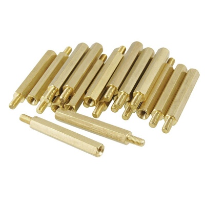 20 connectors for printed wiring board stand off brass, leng