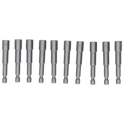 10Pcs Hex Socket Set with Strong Magnetic Electric Screwdriv