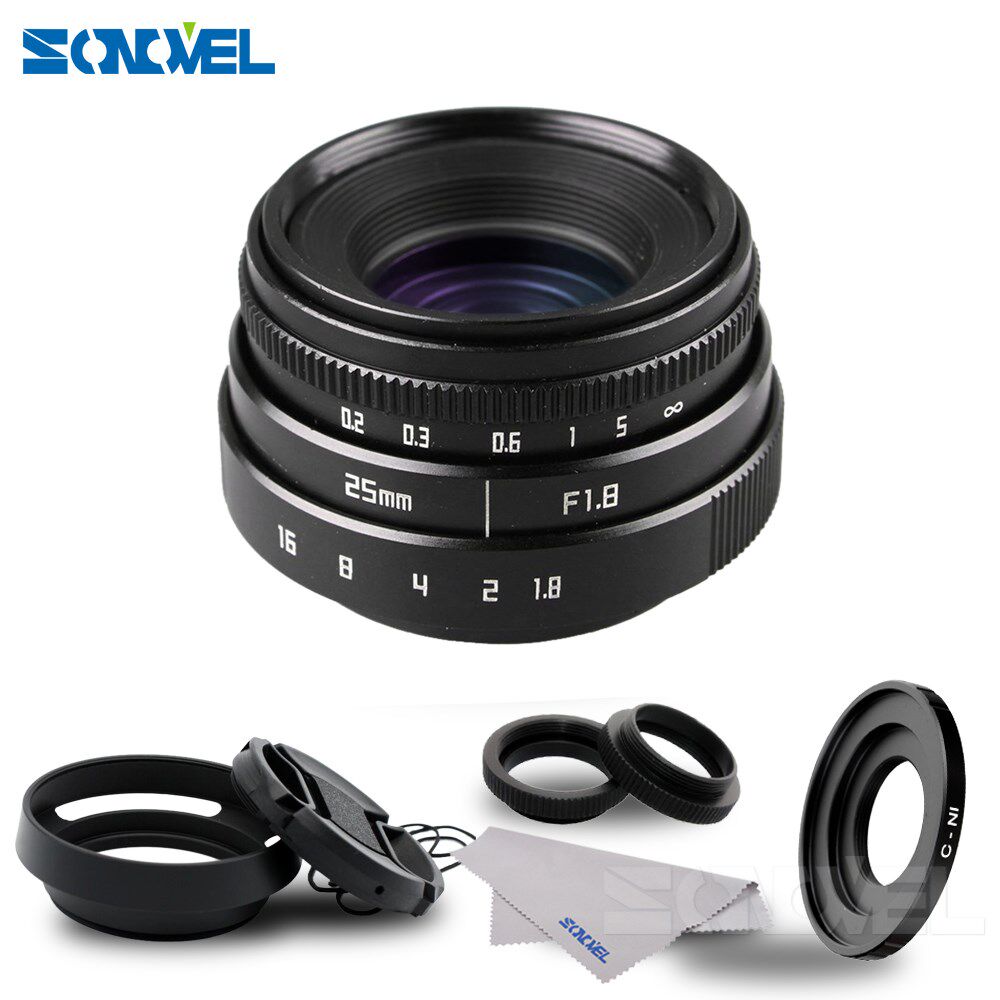 25mm F1.8 APS C Television TV Lens CCTV Lens C mount + Lens_虎窝淘