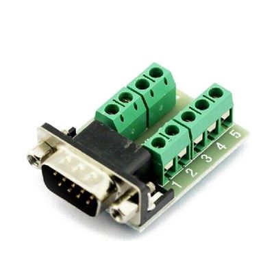 5PCS RS232 to Terminal DB9 male adapter signals Terminal mod