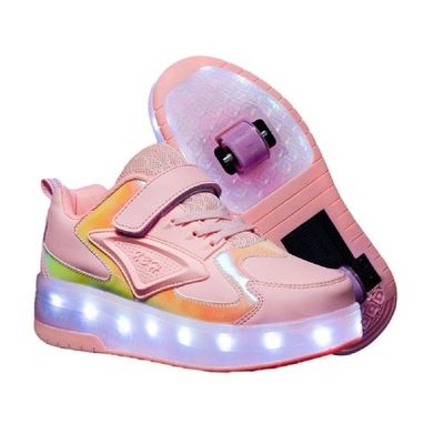Light Up Shoes LED Shoes Kids LED Roller Skate Shoes With