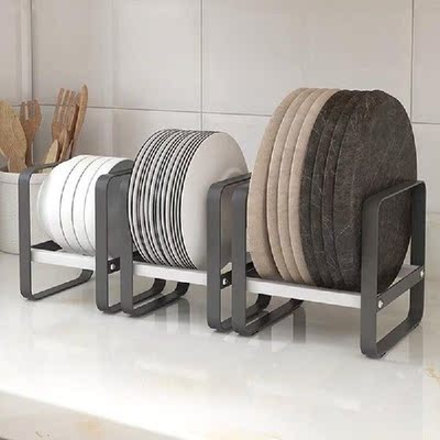 Pot Rack Cover Kitchen Plate Rack Free Punching Dish Drying