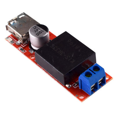 red and black + + PCB KIS3R33S 7V-24V to 5V / 3A synchronous