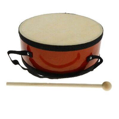 Tooyful Exquisite Wood Indian Hand Drum Double Side with