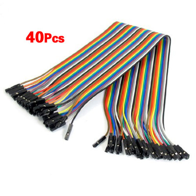 40 Pcs Female to Female Solderless Flexible Breadboard Jumpe