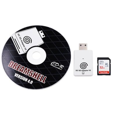 Adapter for SD/TF V2 Card Reader, Compatible with Dreamcast
