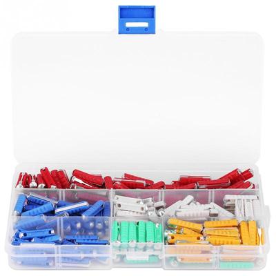 200pcs Car Torpedo Shaped Fuses Car Fuses Assortment Kit for