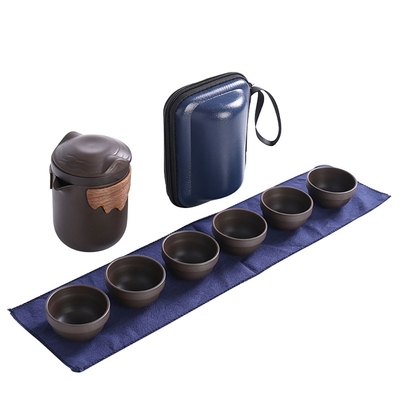 Hot Portable Ceramic Tea Cup Set Tea Pot Set Chinese Gongfu