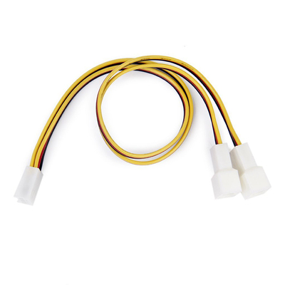 5 pieces 9 inch 3-pin socket to plug 2 wire extension cable