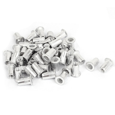 50 Pcs M5x13mm Aluminium Countersunk Head Blind Rivet Nuts N