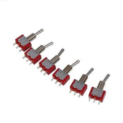 6 Pcs AC 250V 2A 120V 5A SPDT On/Off/On 3 Position Momentary