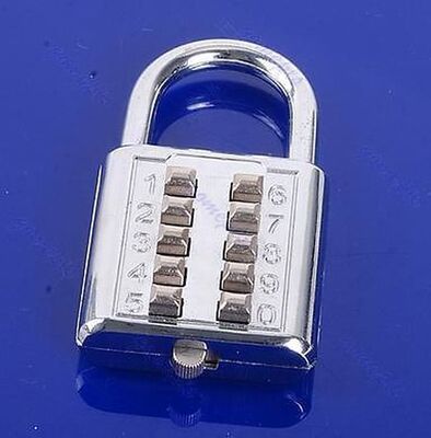 S103  5 Digit Push-Button Combination Number Luggage Travel