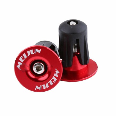 MEIJN 1pair Bike Grip Handle Bar End Cap Aluminium Alloy MTB