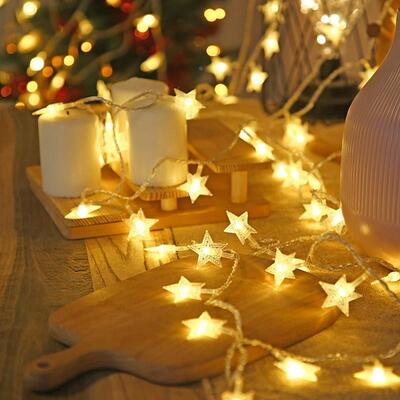 XMAS LED Ball Lights Fairy String Power Christmas Decoratio1