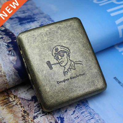 Vintage Metal Cigarette Case Classic Design Edition Cigaret