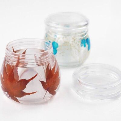 Pudding Cup Storage Box With Lid Silicone Mold Resin