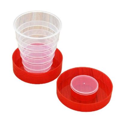 1pc Portable Silicone Folding Water Cup Collapsible Style