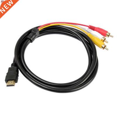 Hot 5 ft 1.5 M HDMI to 3 RCA Audio Video AV Component Conver