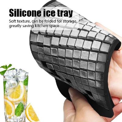 23x12x1.3Cm 160 Grids Silicone Ice Cubes Frozen Mini Food