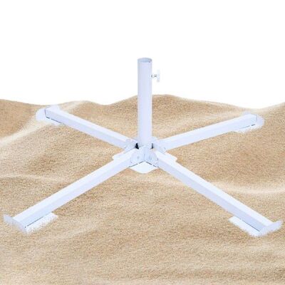 Cross Folding Umbrella Stand Portable And Foldable Beach
