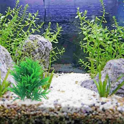Fish Tank Plants Aquarium Plants Plastic Plastic Fish Silk