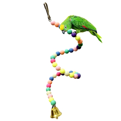 Hanging Parrot Rope Hanging Braided Budgie Chew Rope Bird